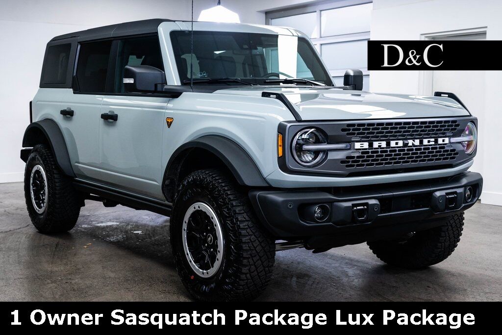 2023 Ford Bronco Badlands 1 Owner Sasquatch Package Lux Package for ...