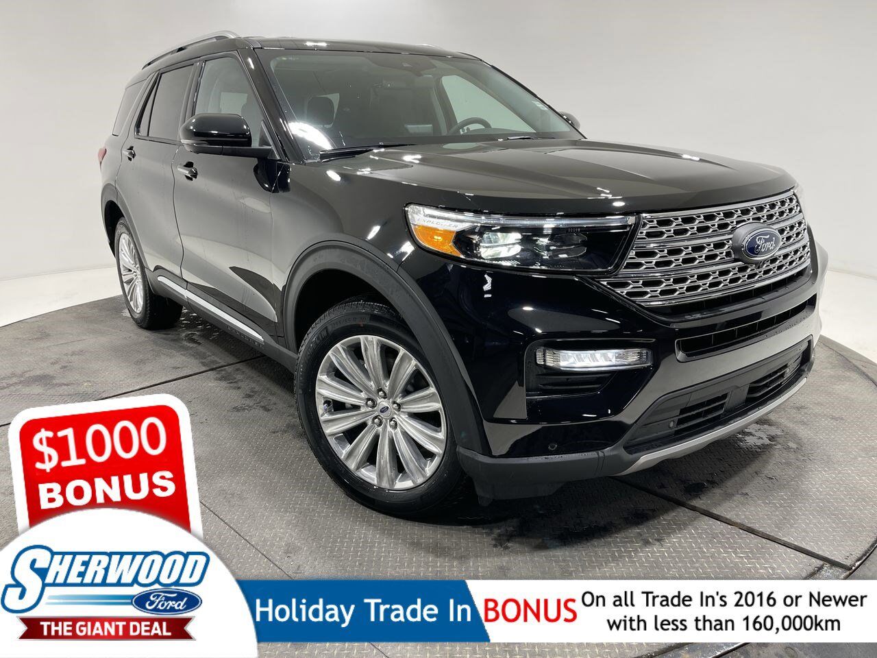 New 2023 Ford Explorer Limited Hybrid in Sherwood Park AB