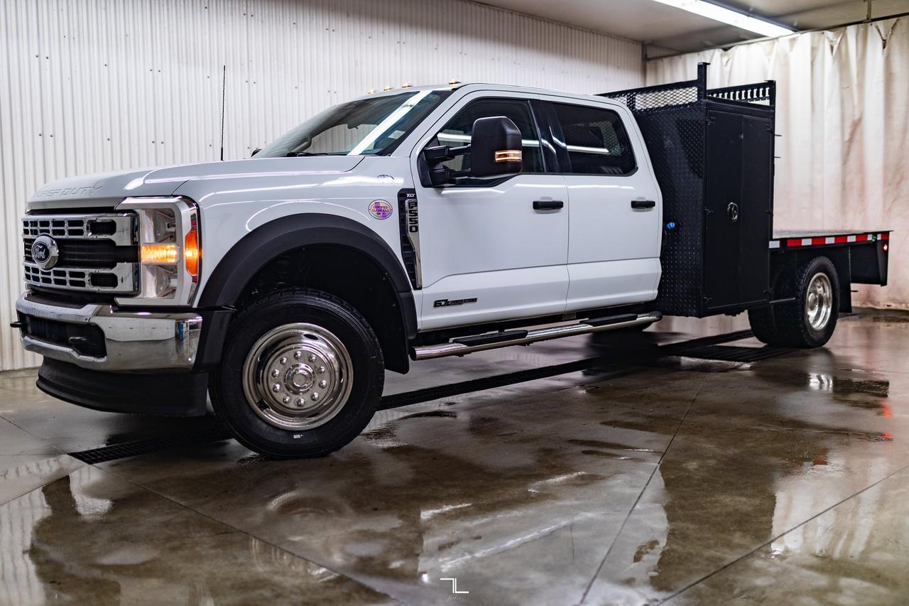 Used 2023 Ford F-550 4x4 Crew Cab XLT Dually Deck Diesel PSeat BCam in Red Deer AB