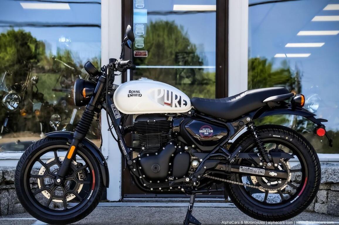 2023 Royal Enfield Hunter 350 Dapper White Boxborough, MA 51850779
