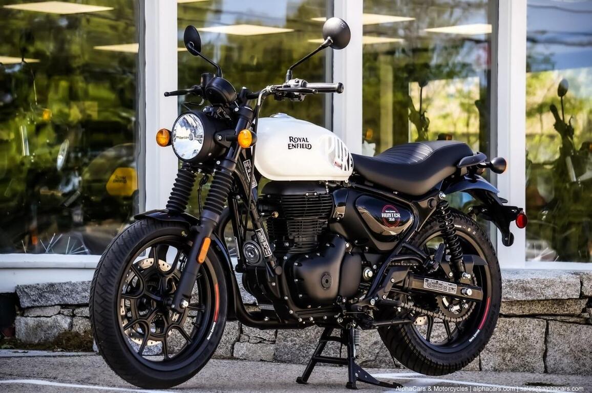2023 Royal Enfield Hunter 350 Dapper White Boxborough, MA 51850779