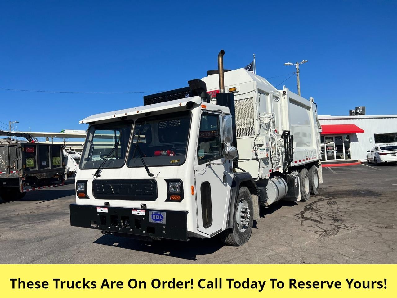 2024 Battle Motors LET 2 31 yd Pac Tech Side Loader Garbage Truck Tampa ...