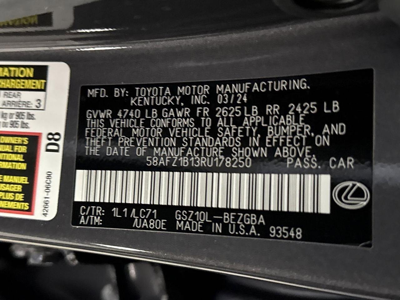 Used 2024 Lexus ES 350 Ultra Luxury in San Antonio TX