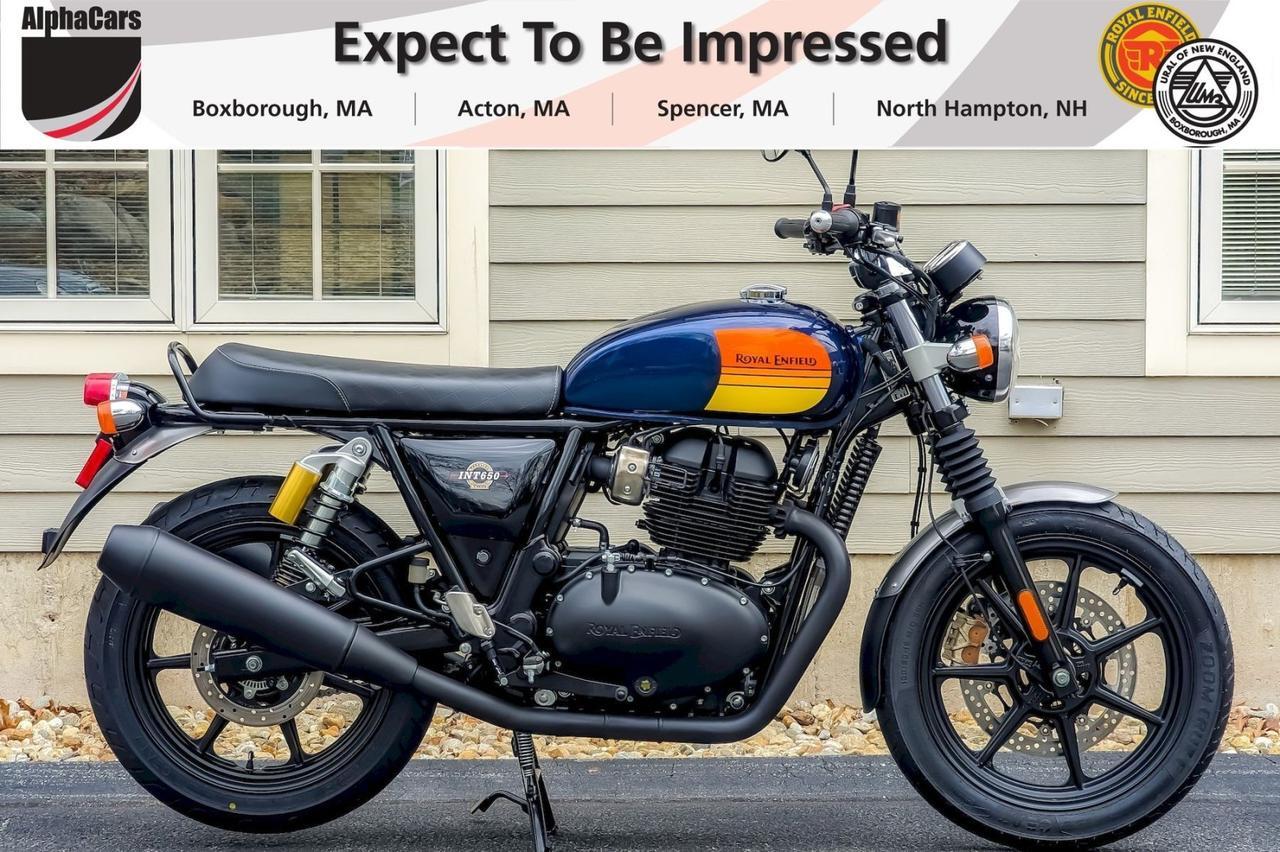 2024 Royal Enfield Interceptor INT650 Barcelona Blue Spencer, MA 59024291